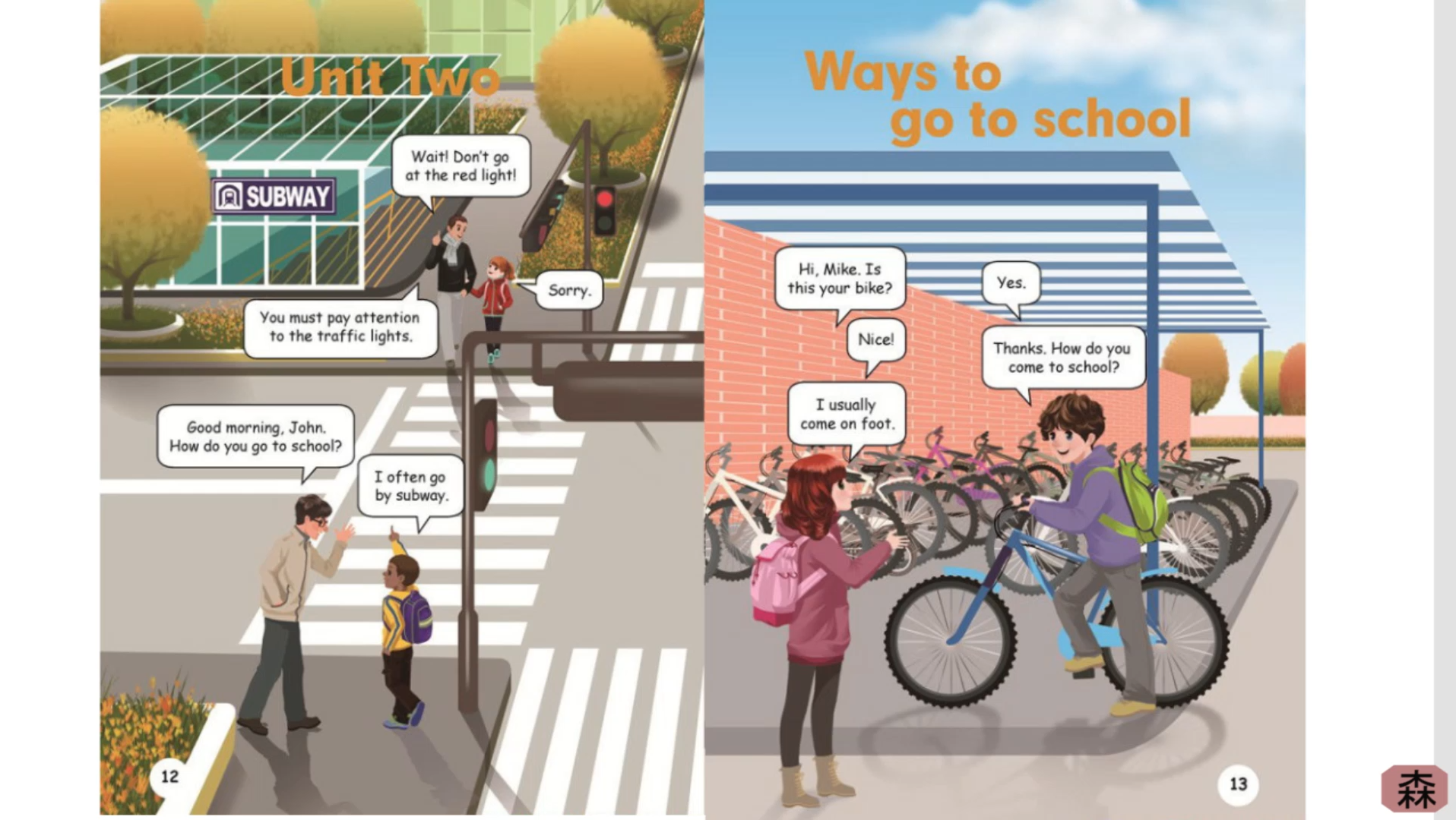 PEP小学英语六年级上册第二单元课文朗读