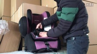 RECARO超级大黄蜂 5点式安全带卡扣解锁和卡注