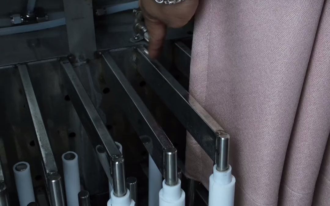 ...窗帘 #立式定型机 @抖音小助手@中缝(厦门)利华窗帘自动化生产设备