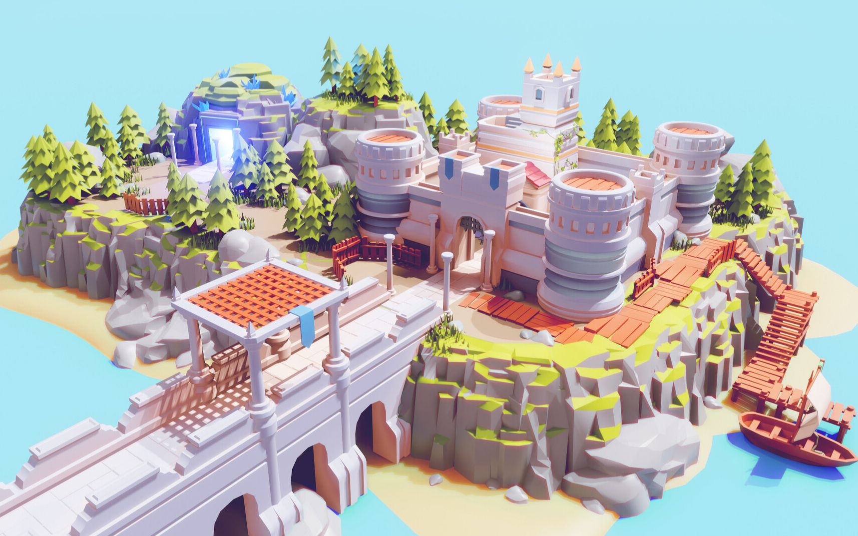 3Dmax场景建模,三小时教你如何制作大型场景