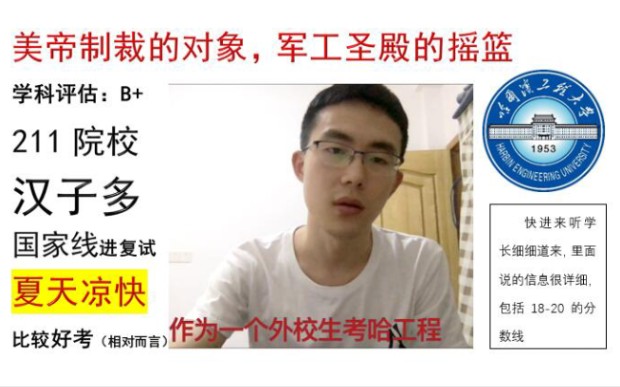 【通信考研】< 院校信息分享第3期>本期是哈尔滨工程大学(在此我...