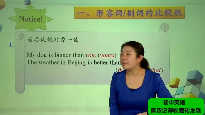 初中英语语法归纳:(3)形容词&副词的级的构成和用法(二)