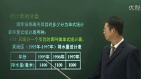 统计表的分类