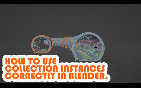 如何正确使用Blender的集合实例
