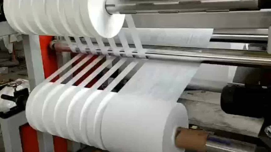 如何更好的使用分条机分切机复卷机做无纺布熔喷布不粘胶PVC