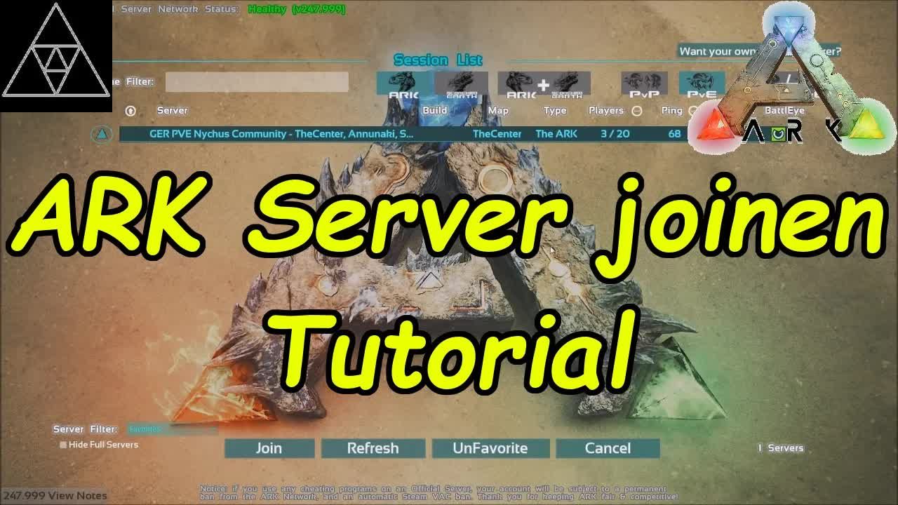 ARK 找到方舟服务器并加入成功!教程!