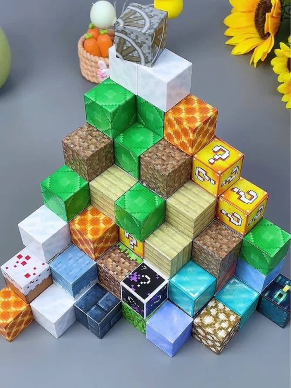 #儿童玩具 #磁力方块积木 #我的世界磁力方块