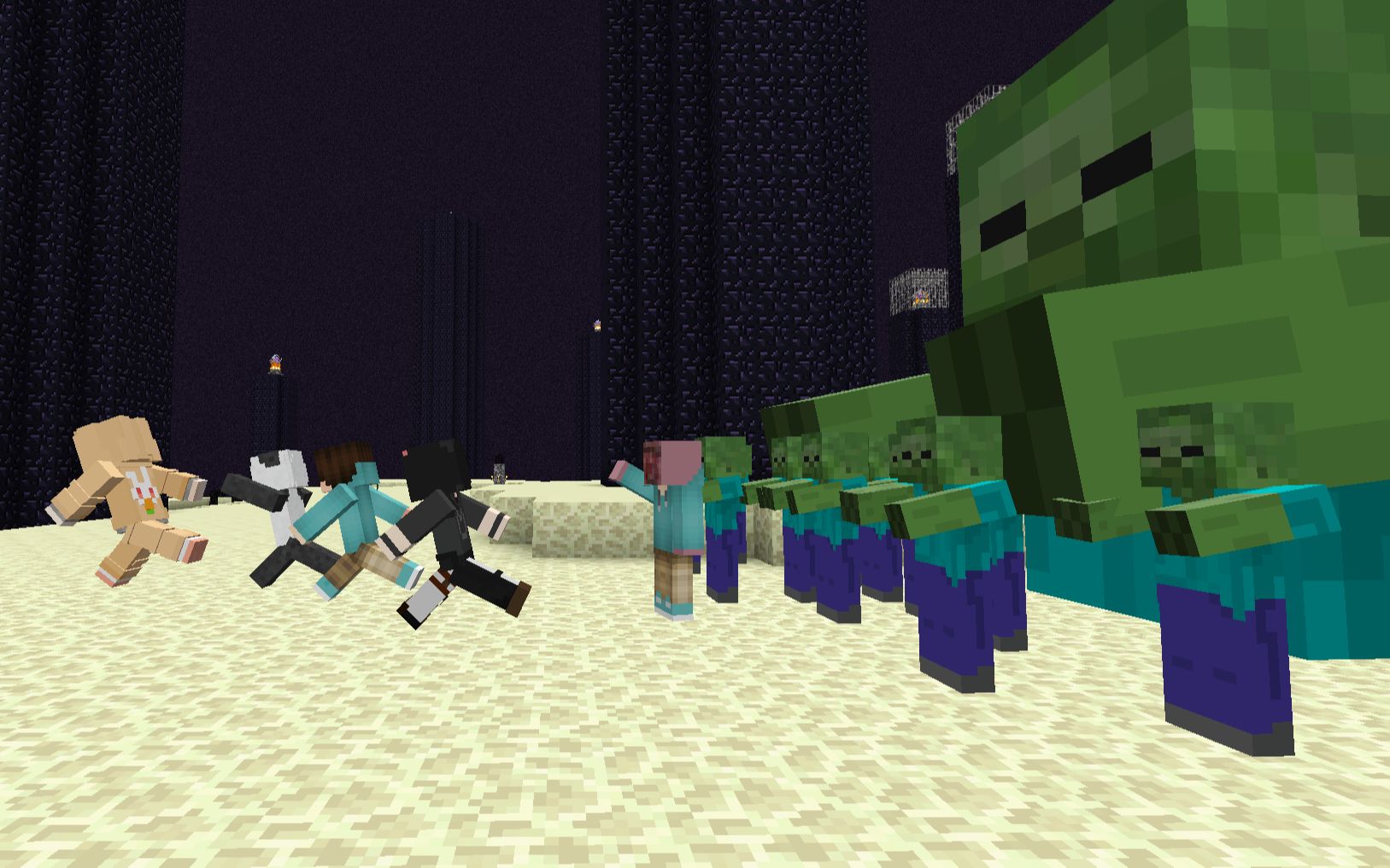 当你在MC里挑战「最高难度天灾合约33」!_我的世界