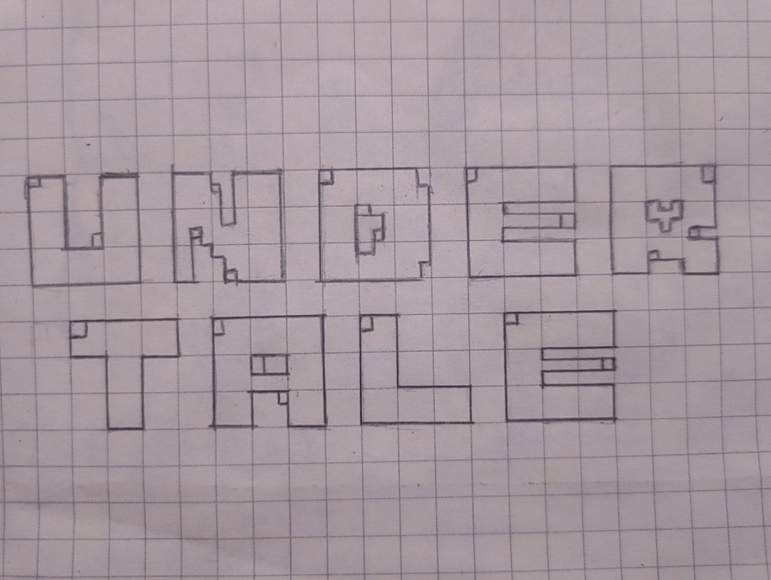 ...Undertale开头动画～快看呐,我把ut开头动画扣下来贴到我的本子上了()