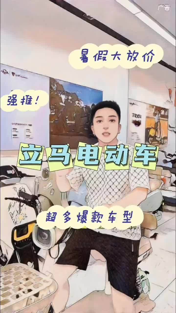立马电动车暑期大放价选电动车的来看看