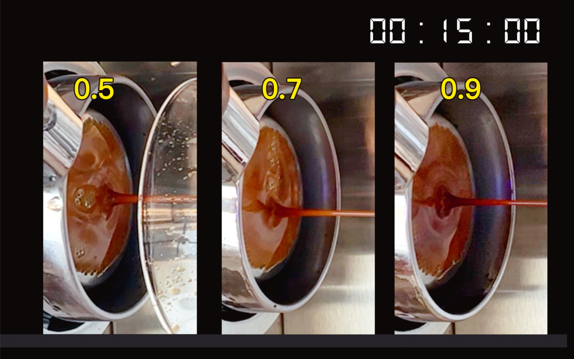 对比实验:布粉器深度对咖啡萃取的影响