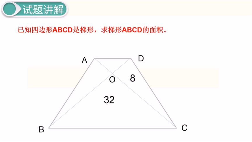 求梯形面积除了公式,还能怎样?