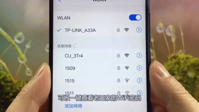 WiFi密码不用问,打开手机.