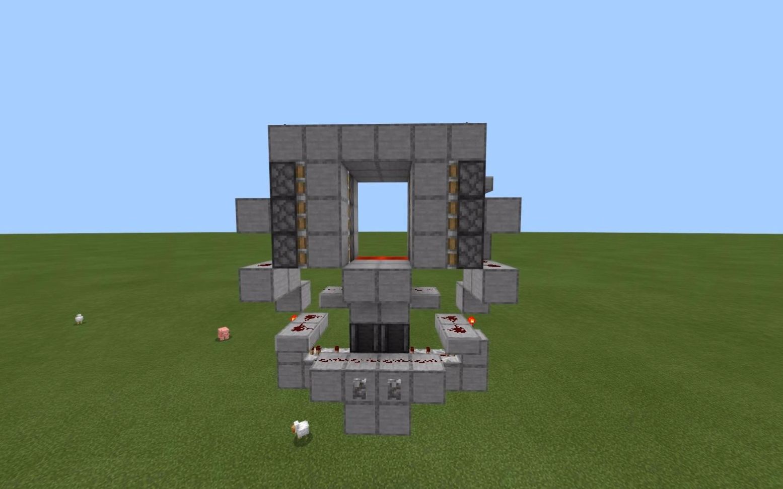 明月庄主我的世界基岩版粉丝投稿实用的内吸活塞门与简化