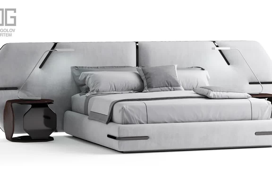 第34期 3dmax家具建模详细教程 3dmax床建模教程丨3Dmax基础教程...