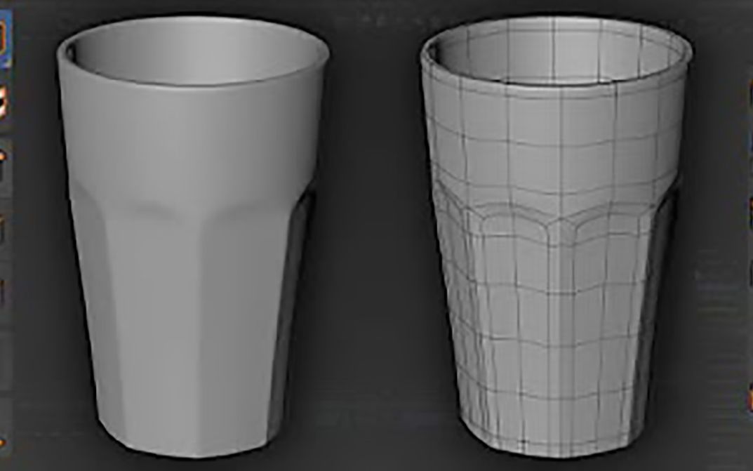 C4D玻璃杯硬表面建模教程