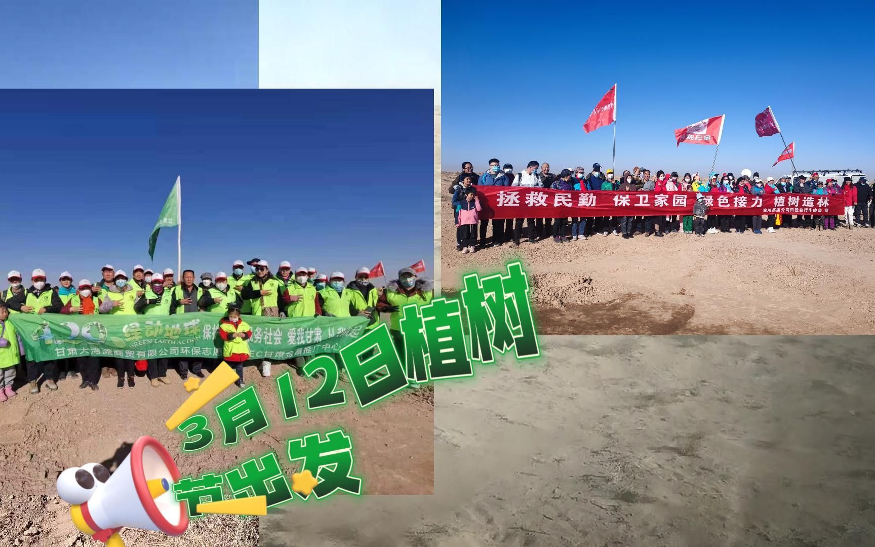 3月12日环保植树造林