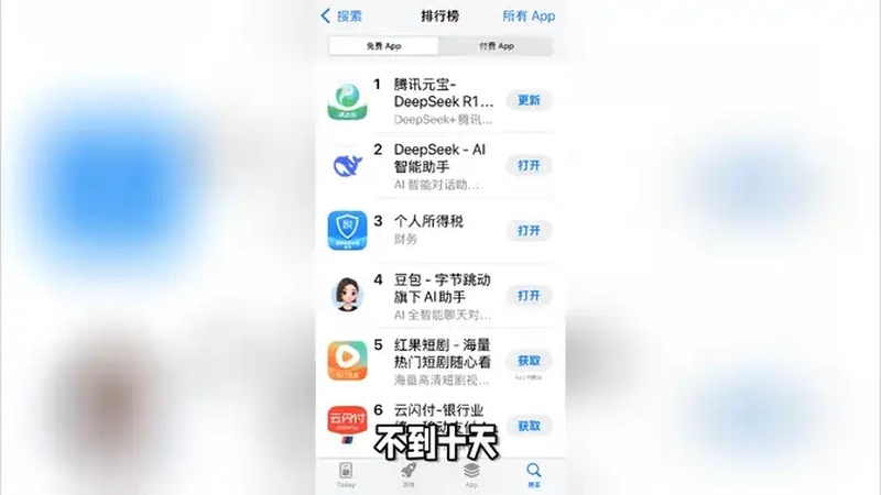 不到10天,接连超越豆包、DeepSeek!刚刚,这款AI应用"登顶"