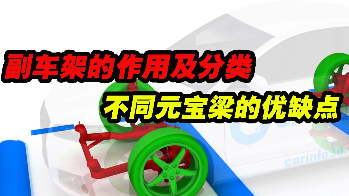 详细讲解副车架的作用,以及不同元宝梁的区别