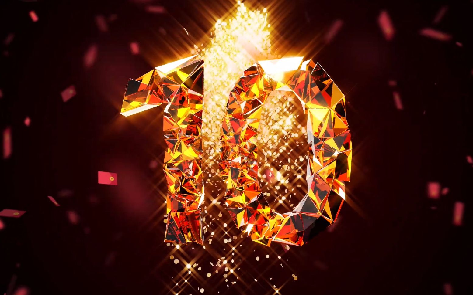 【粒子特效】十秒倒计时素材