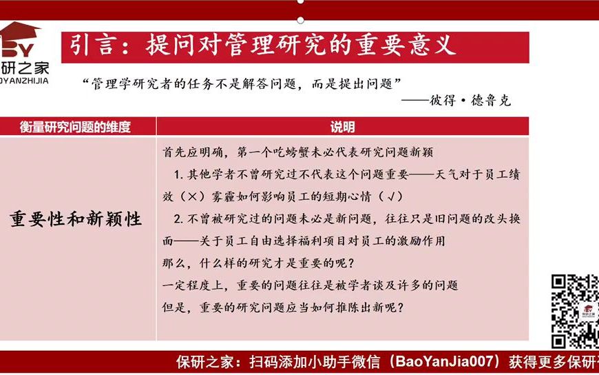 引言:提问对管理研究的重要意义(下)