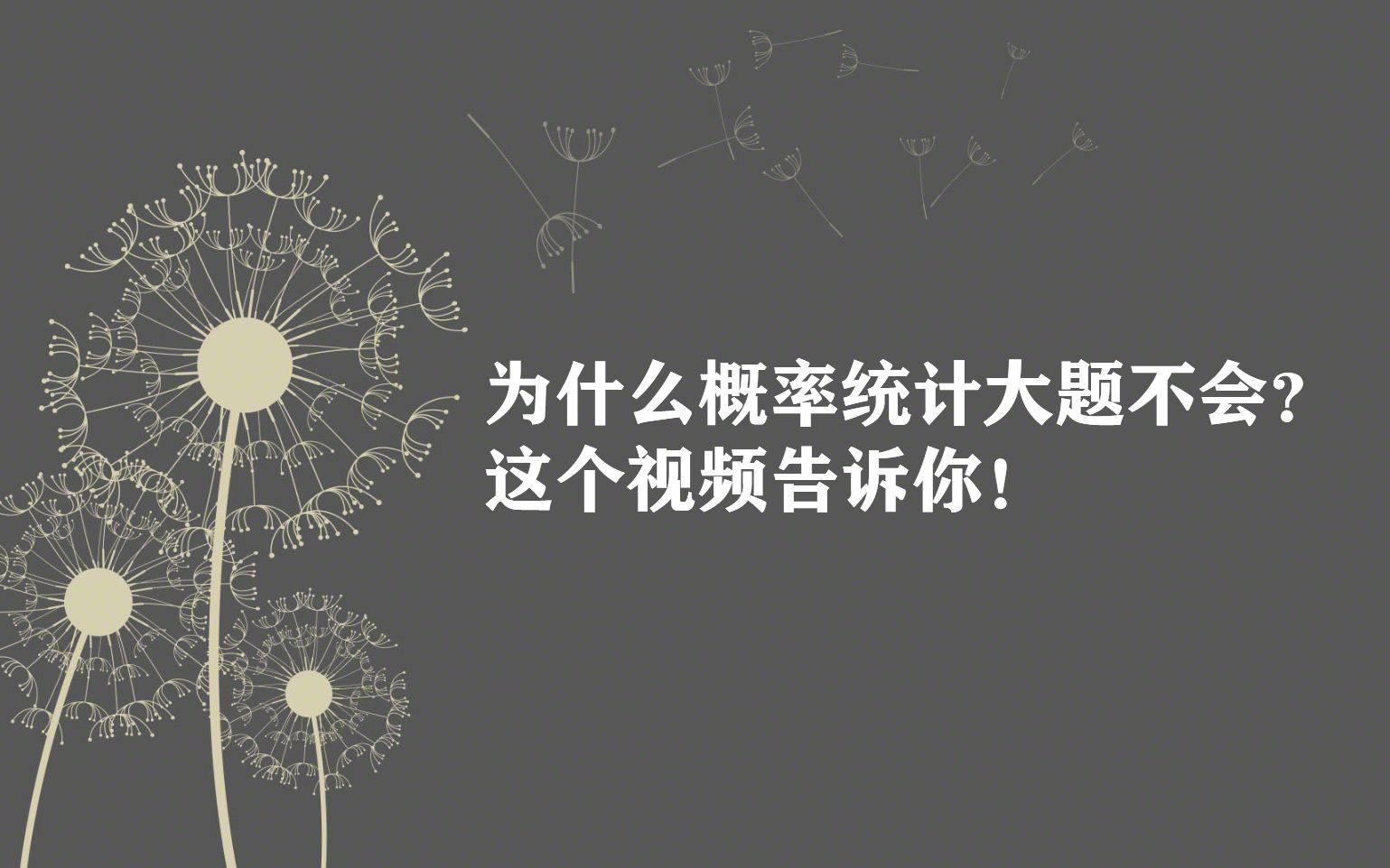 概率统计与数列递推结合(二)