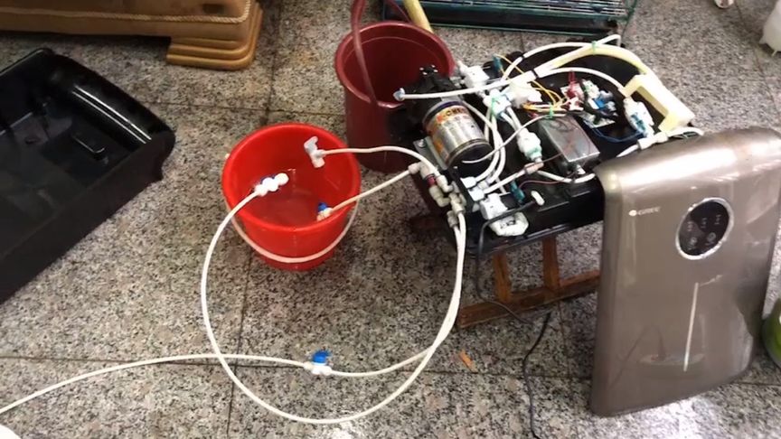 净水机维修好后同时更换滤芯复位