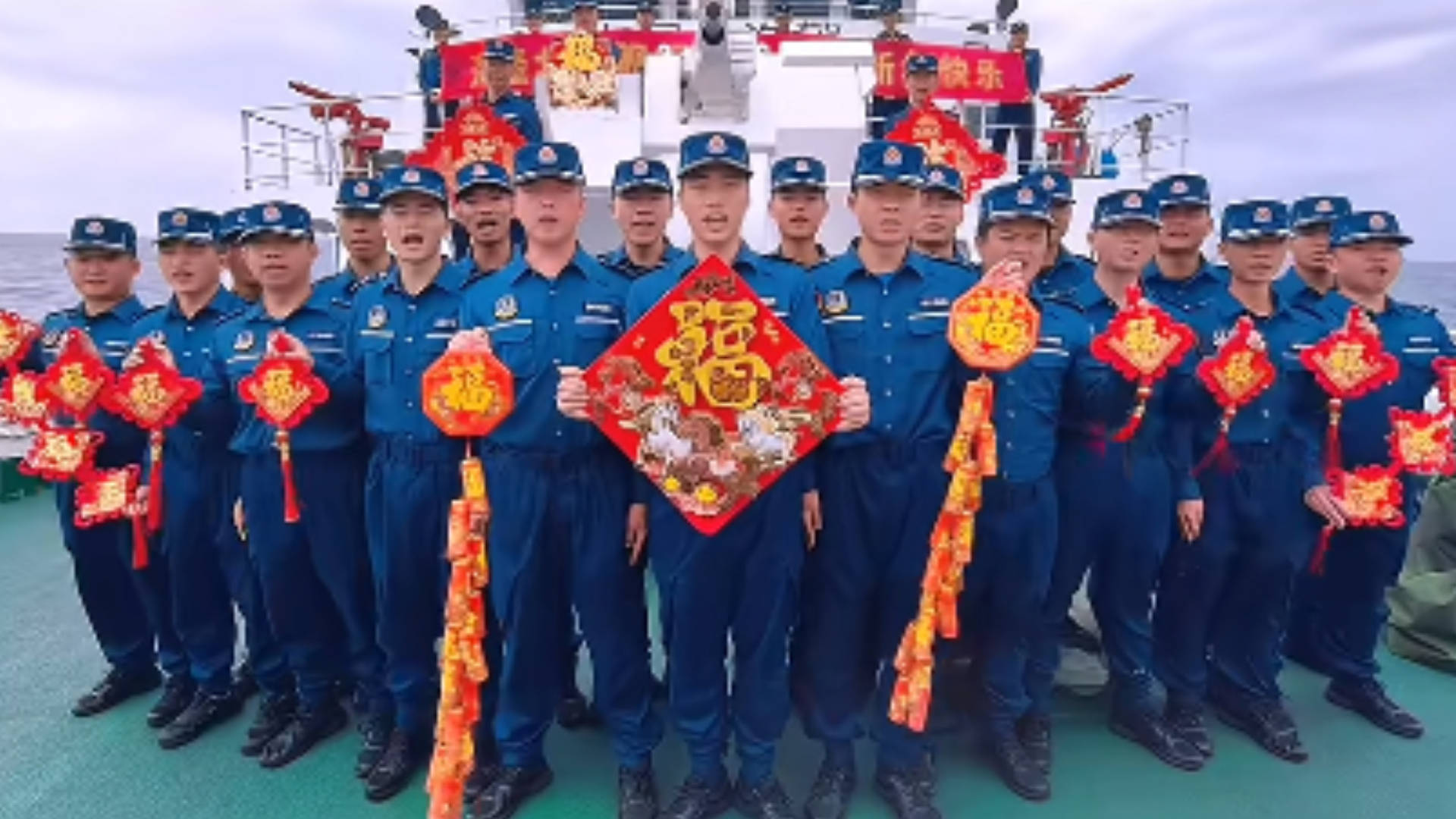 钓鱼岛、黄岩岛、仁爱礁已充满中国年味