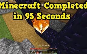 Minecraft速通大神 95秒杀死末影龙 1分35秒记录!