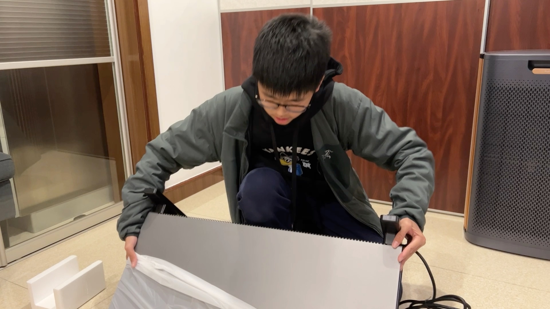 云米AI石墨烯对流电暖器开箱