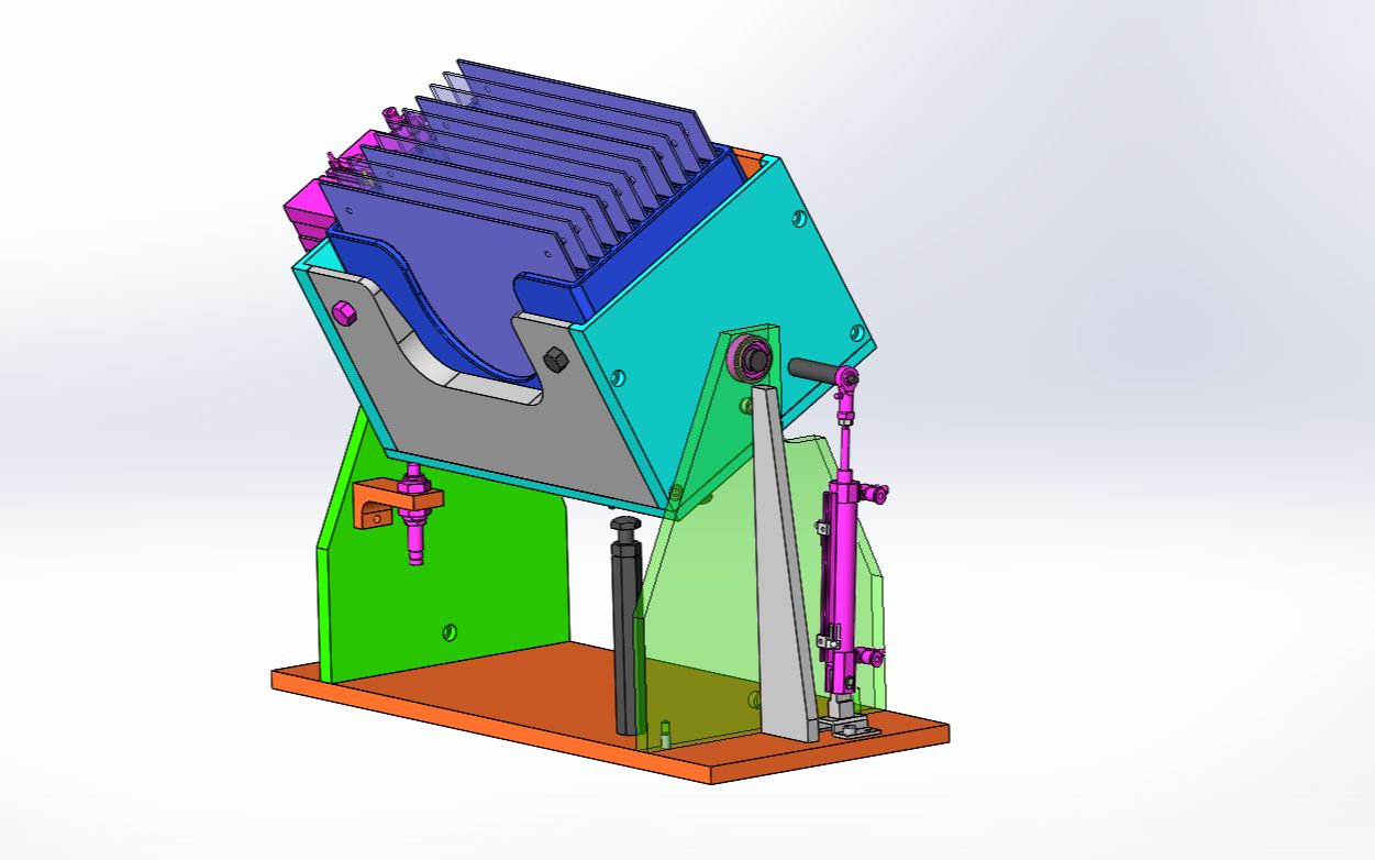 90度翻转机构,笔形气缸如何直线翻转,翻转如何高精度定位?