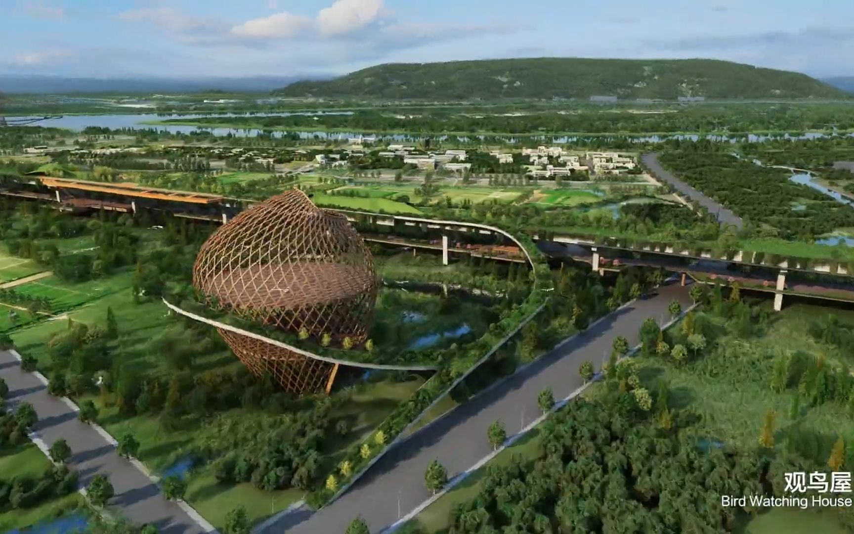 这个公园规划方案真的充满诗情画意