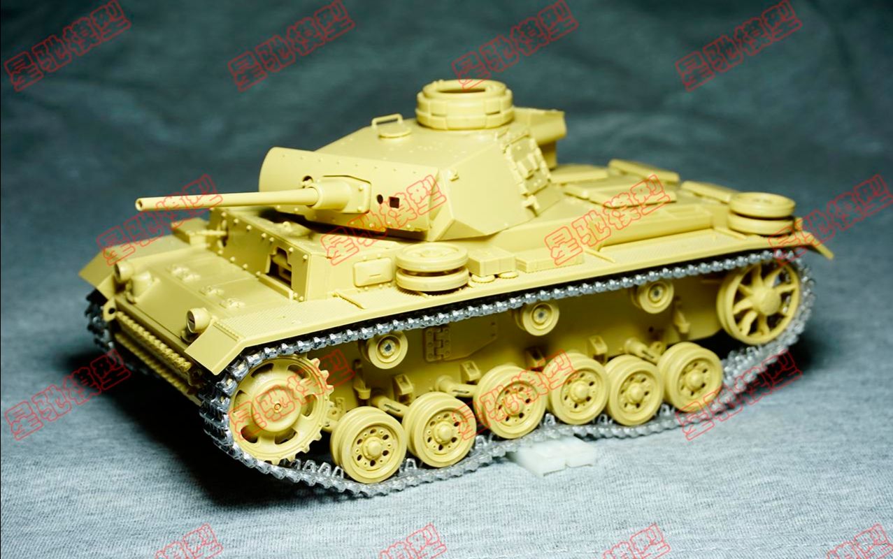 星驰模型 田宫三号L静改动套件 测试视频