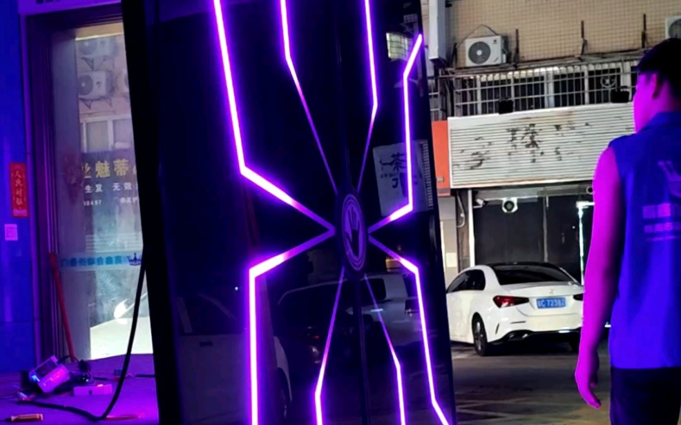 网红店铺触控自动门 定制方案#掌纹掌脉识别门