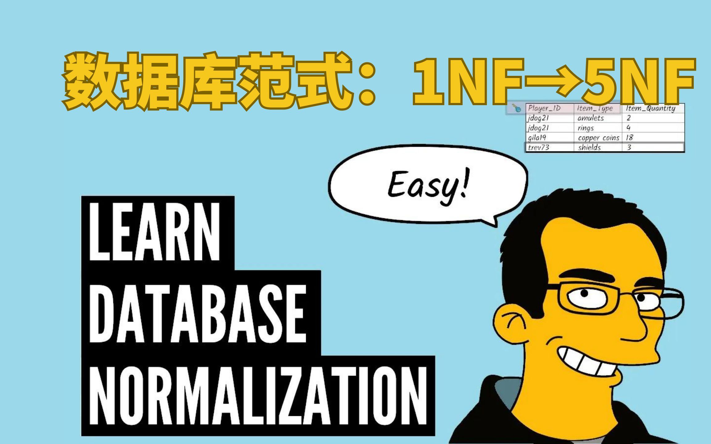 【数据库设计】学习数据库范式化:第一范式到第五范式(1NF→5NF)