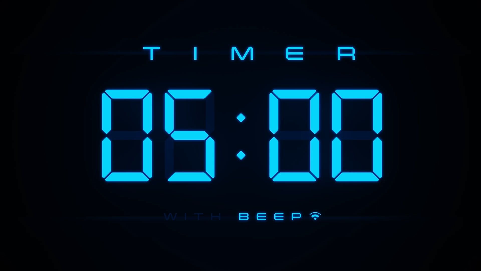 5分钟 数码蓝翻页时钟计时器ߒ� 滴答声翻页声倒计时 | 5 Minute ...
