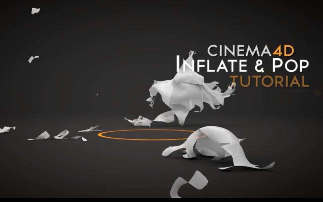 C4d教程-球体充气和爆炸教程 Cinema4D Tutorial - INFLATE AND ...