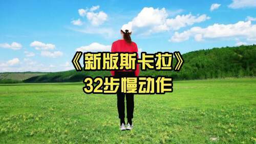 2022最火广场舞新版斯卡拉32步慢动作背面教学简单易学的舞