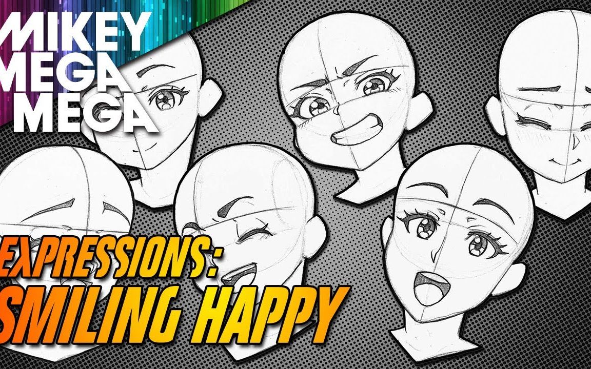 Mikeymegamega / 关于漫画人物的表情描绘