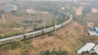 20201114 151112 陇海铁路客车K1131次列车进渭南站
