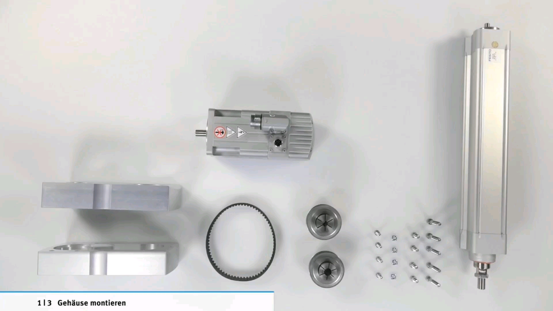 直线滑台模组电机安装操作视频