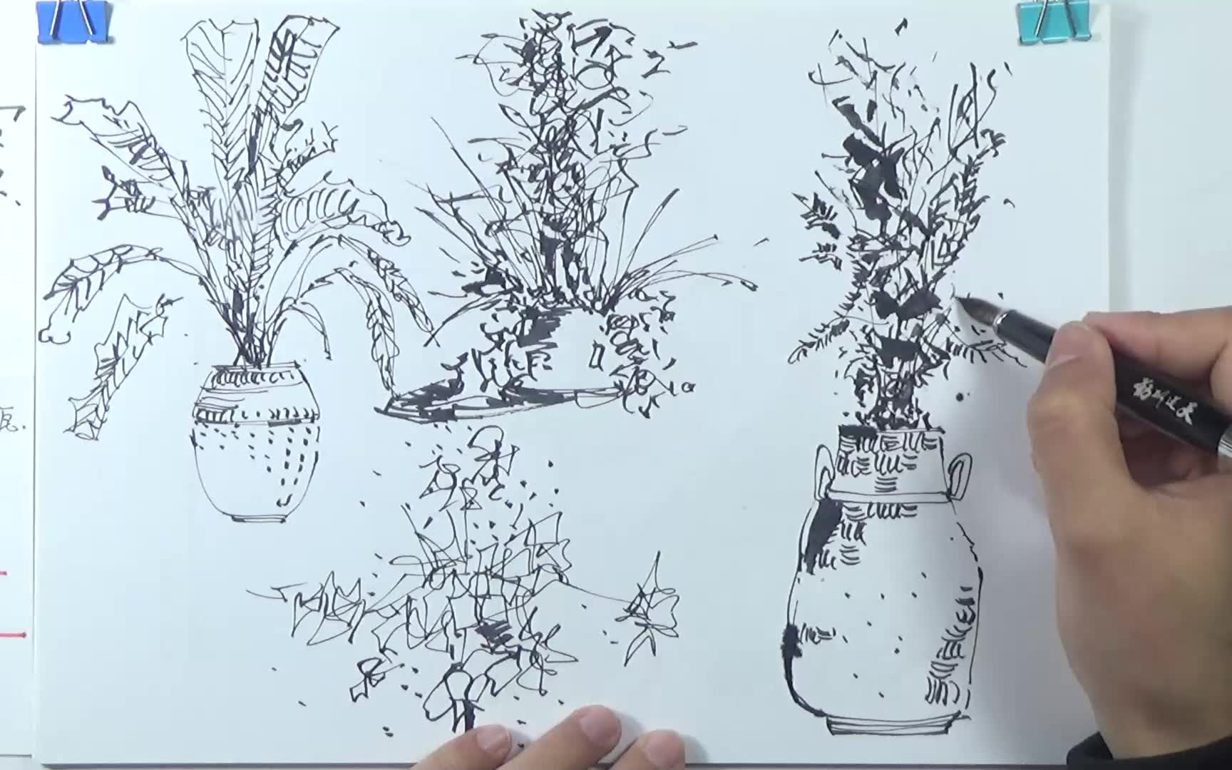 2021-2-15-10-室内设计手绘快速表达-自学手绘视频练习讲解-千羽手绘...