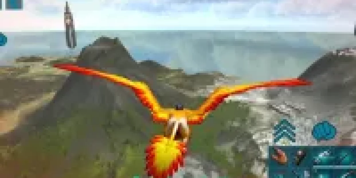 方舟生存进化手游:狮鹫太好用了能飞能跑还能使用武器