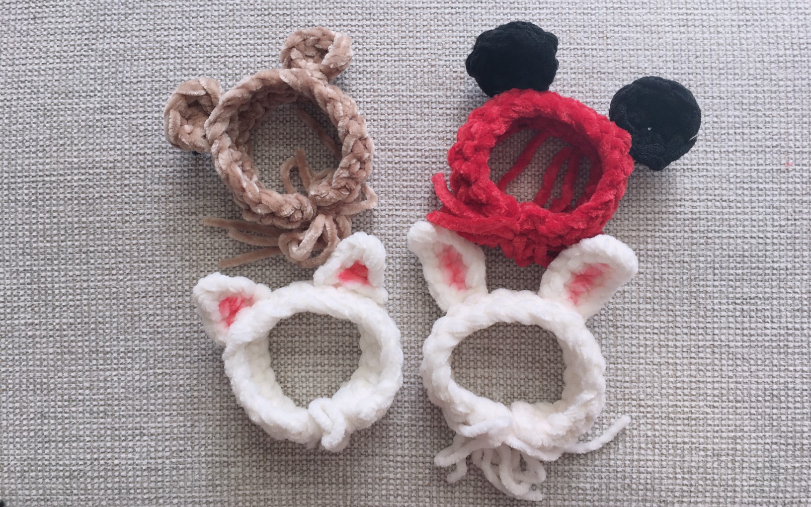 兔子猫咪毛线手环钩针diy视频教程 超级简单快快钩好 和朋友们一起跨...