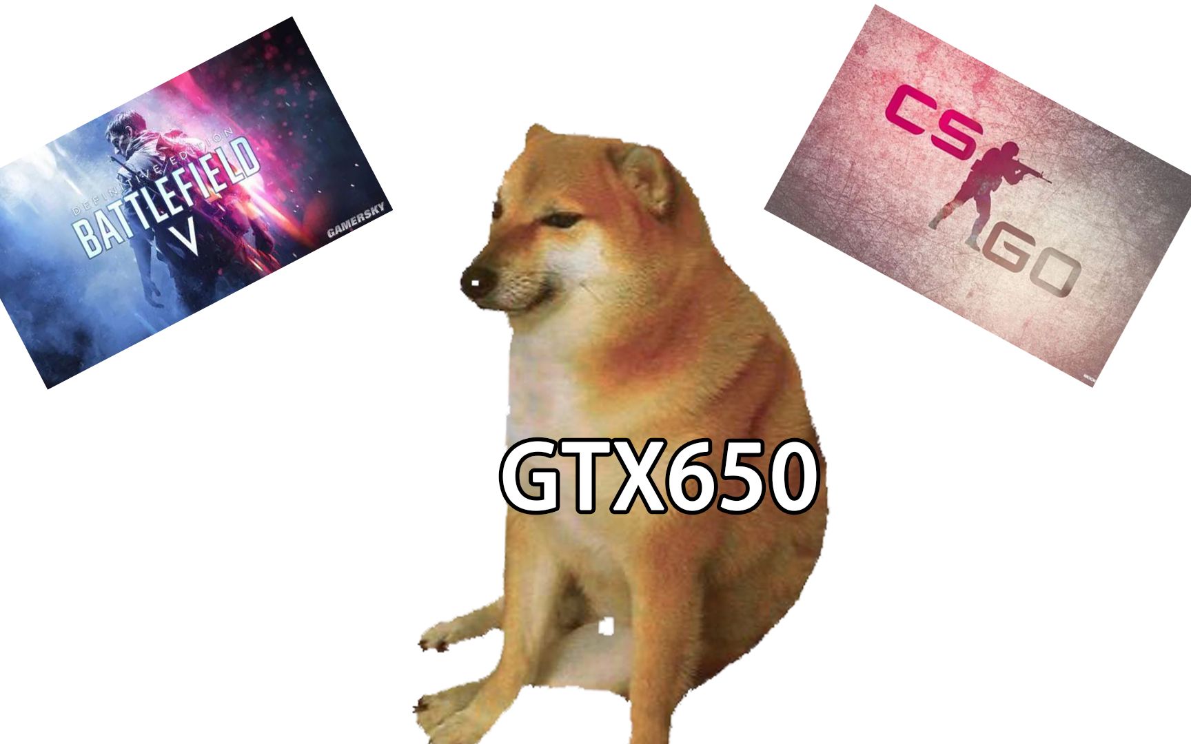 【老显卡游戏测试】GTX650 CSGO 战地五?
