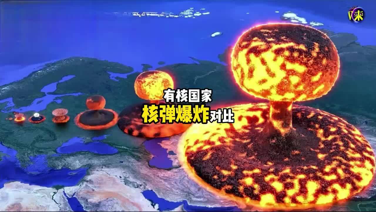 你知道有核国家核弹爆炸是什么样子吗