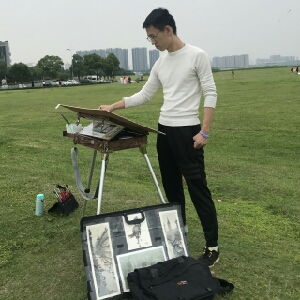 画水彩的毛老师 