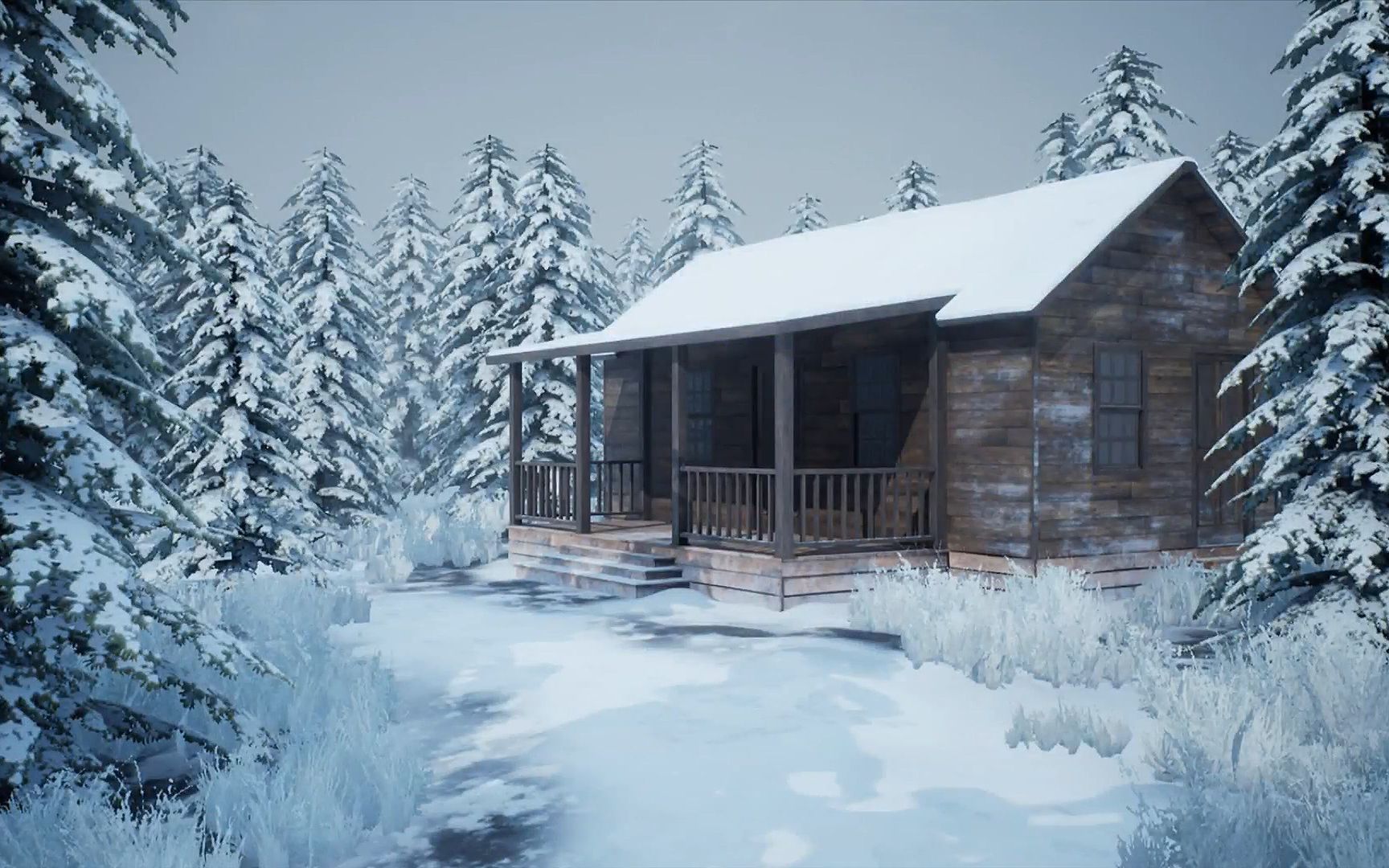 UE4真实雪地三维游戏场景制作学习教程