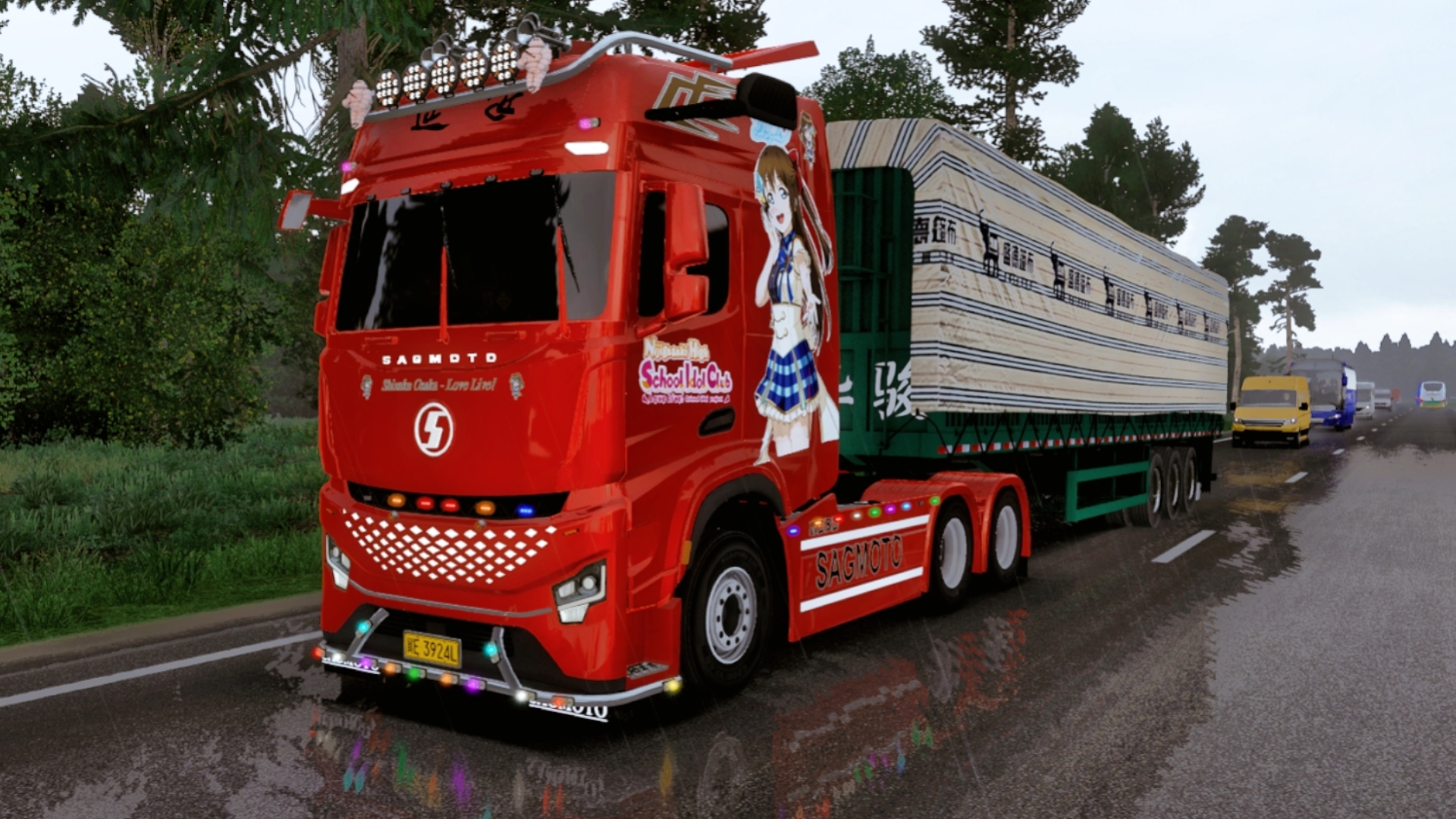 【欧洲卡车模拟2】驾驶陕汽延安S700运输货物_游戏热门视频