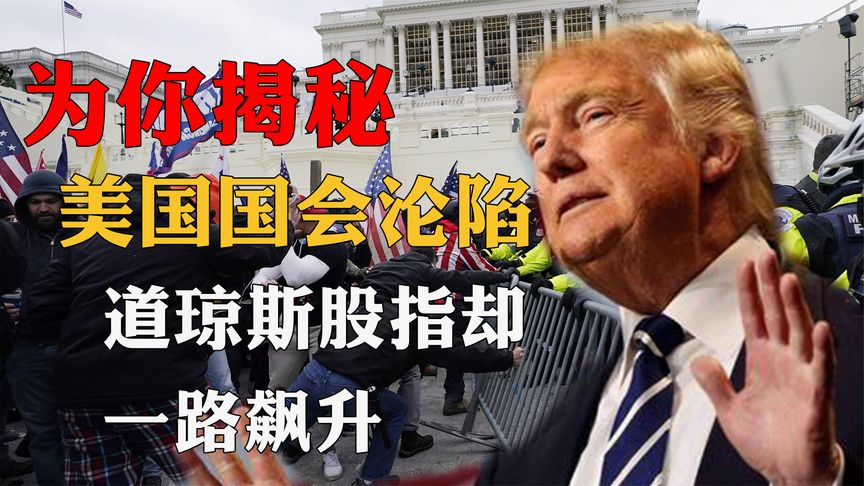 美国国会暴乱震惊世界,3分钟让你看懂这背后的经济原因!